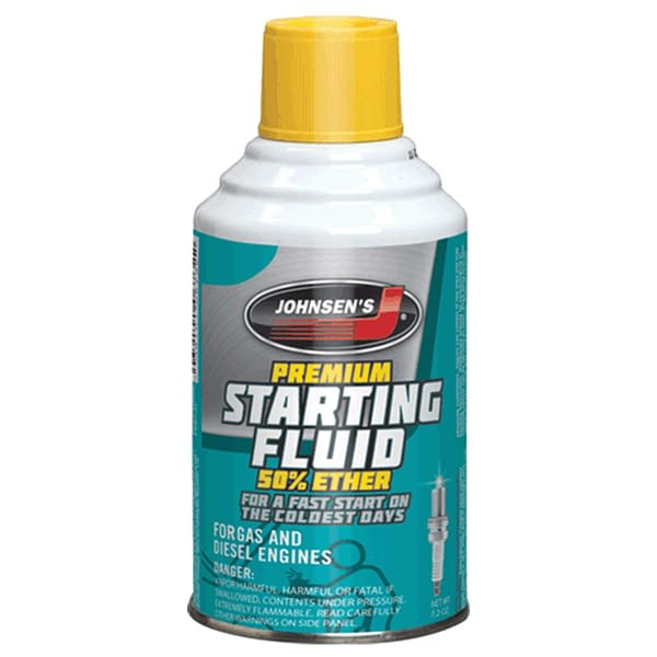 Johnsen's 6732 Premium Starting Fluid - 7.2 oz., (Pack of 12) - EXD Supply