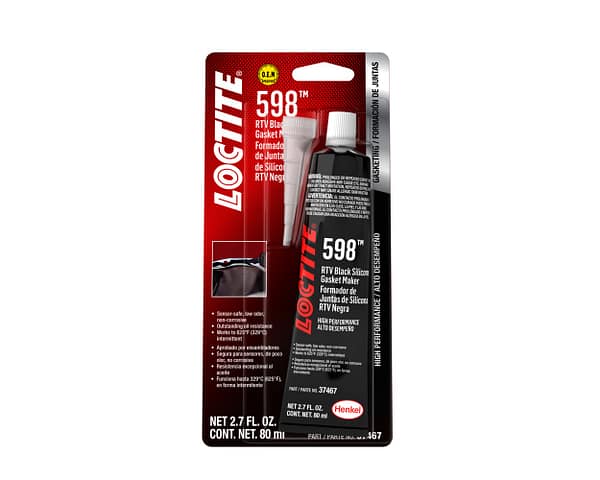 LOCTITE® SI 598 Black RTV Silicone Gasket Maker - EXD Supply