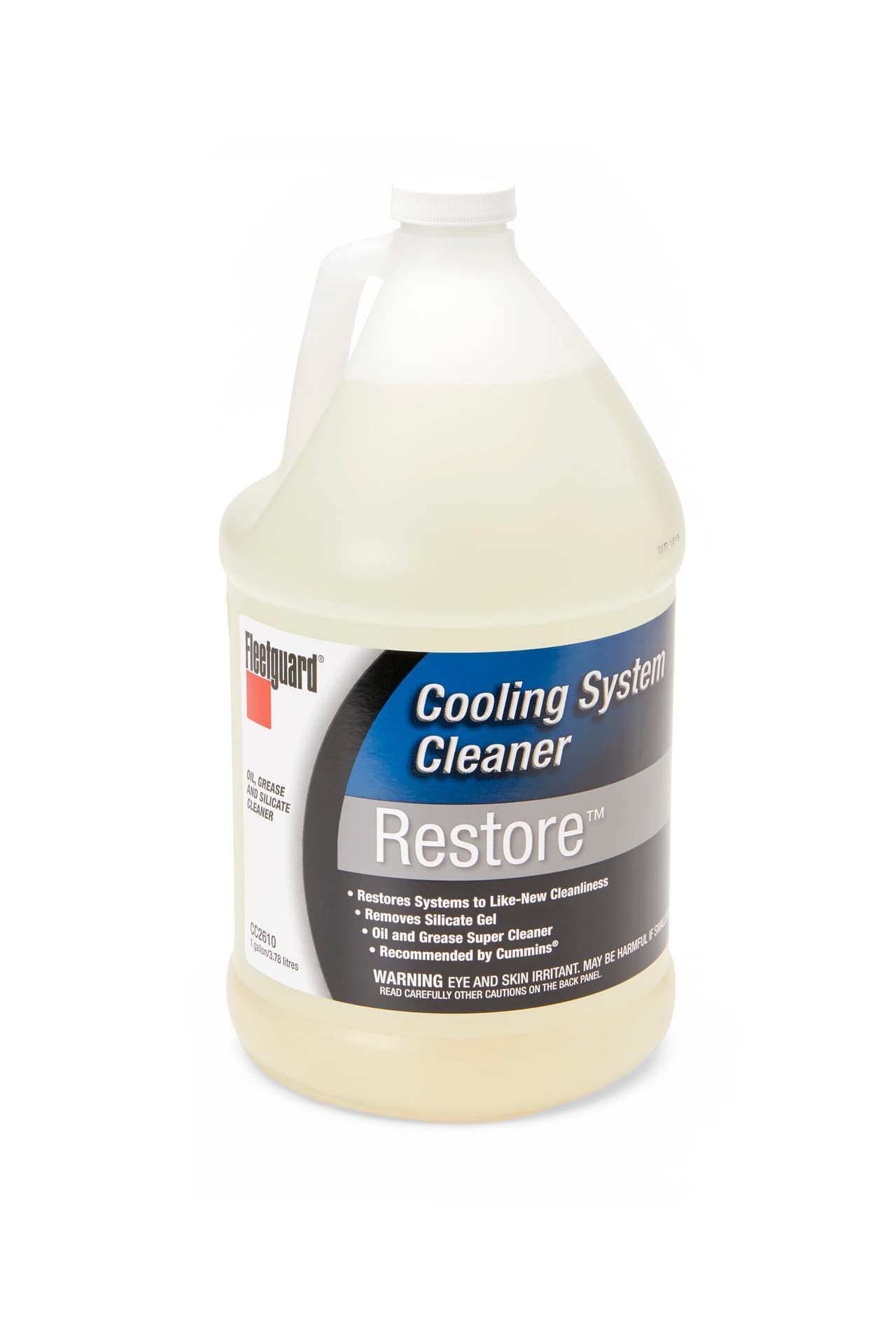 Fleetguard Restore, Cooling System Cleaner, 1 Gallon/3.8L CC2610 (Case ...